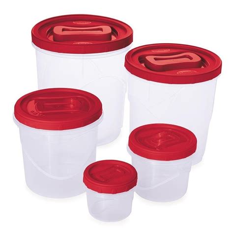Conjunto Jogo Potes Rosca Porta Mantimentos P S M Pl Sutil Mercado Livre