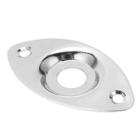 Electric Guitar Socket Metal Bass Output Jack Socket Plate Musical