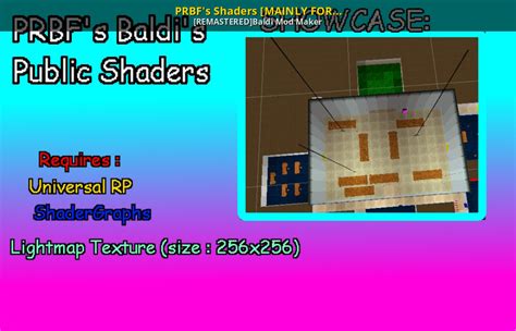 prbf s shaders [mainly for baldi modding] work in progress for baldi s