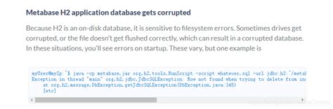 Metabase默认应用数据源h2变更为mysql及历史数据迁移metabasedbmvdb Csdn博客