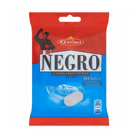 32x Negro Menthol Flavored Hard Candy 79g 2 8oz European Products Store
