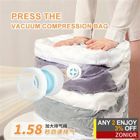 🔥24h Shipping🔥vacuum Compression Bags Save Space Storage No Need Pump