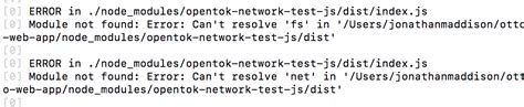 issue with npm package · issue 61 · opentok opentok network test js