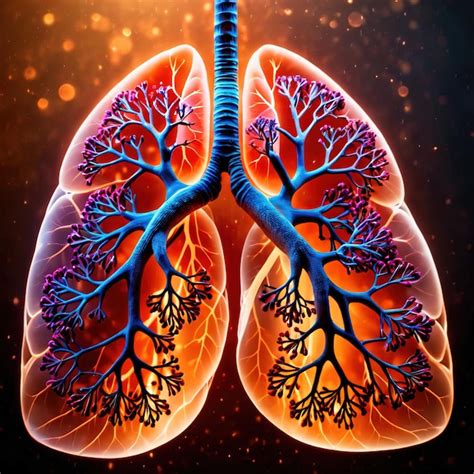 Premium Photo Lungs Human Body Part For Breathing And Oxygenation