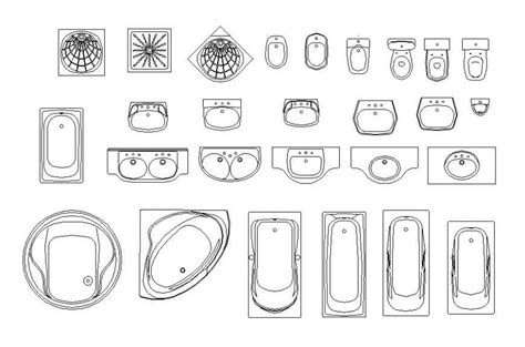 Sanitary Units Block Detail Elevation In Autocad