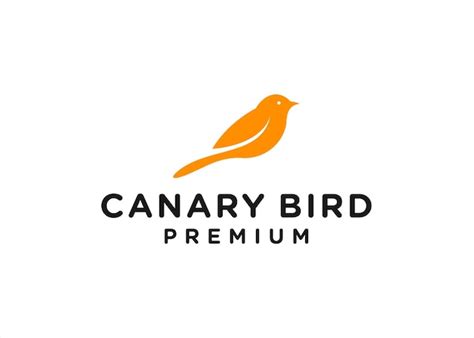 Premium Vector Canary Logo Design Vector Illustration