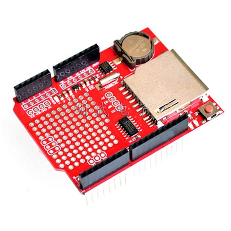 arduino data logger shield พร้อมถ่าน red pcb shopee thailand