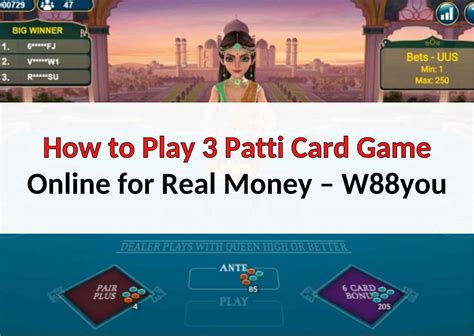 How To Play 3 Patti Card Game Online For Real Money Payouts