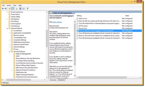 Control Internet Explorer Activex Blocking With Group Policy 4sysops
