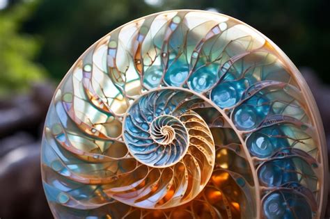 La Fascinante Espiral De Fibonacci De Una Concha De Nautilus