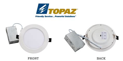 Topaz Introduces Led Color Selectable Slim Recessed Downlighting