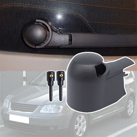 폭스바겐 투란 1t 2003 2009 2010 후면 윈드실드 윈도우 와이퍼 블레이드 암 로커 볼트 커버 캡 와셔 제트 노즐 교체 Aliexpress