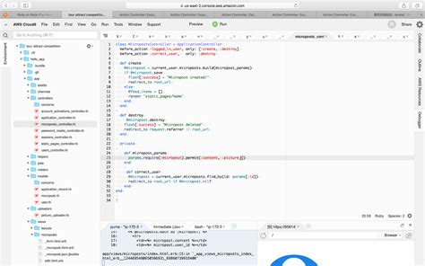 rails tutorial 13章で microposts にアクセスしたらエラーが出た。