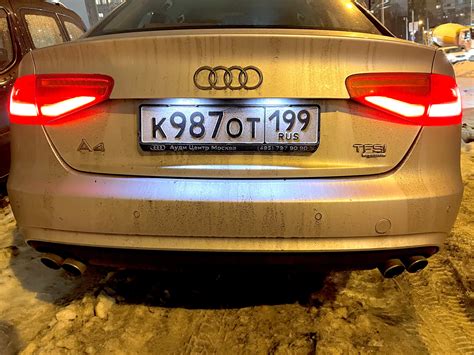 Exhaust S4 B8 Installed — Audi A4 B8 1 8 л 2012 года тюнинг Drive2