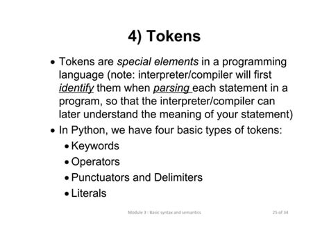 Lecture 3 Basic Syntax And Semantics Pdf Programming Languages Computing