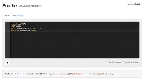Convert Sql Statement To Arel Rails Query Stack Overflow