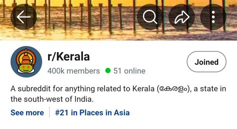 Subreddit Hits 400K Members R Kerala