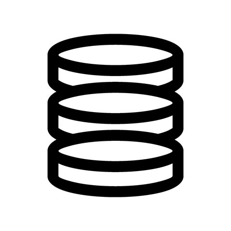 Database Icon Vector Symbol Design Illustration 26197313 Vector Art At