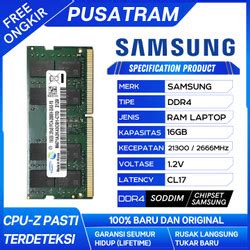 Jual RAM LAPTOP SAMSUNG DDR4 16GB 2666 MHz 21300 ORI GAMING RAM DDR4 16GB Jakarta Utara RAJA