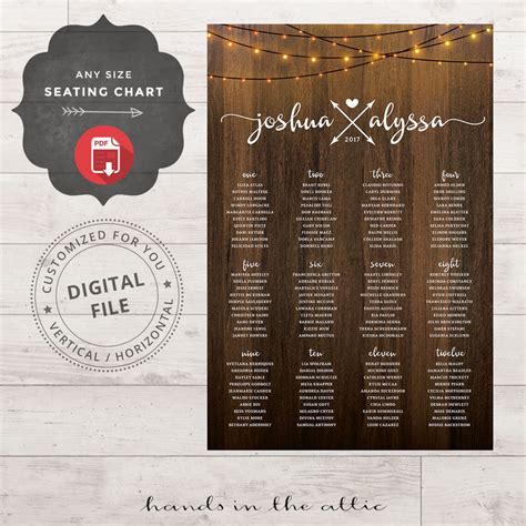 Table Assignment Board Wedding Reception Seating Chart Ideas Etsy