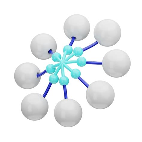 Premium PSD Neural Network D Icon For Artificial Intelligence