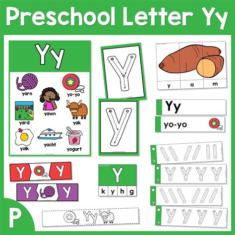 Preschool Alphabet Letter Of The Week Y