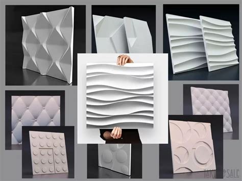 Гипсовая 3D панель (Стеновая 3Д панель из гипса): 7 $, USD ...