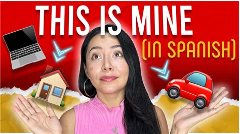 Possessive Adjectives In Spanish Mi Tu Su With Chunking
