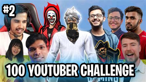 I Got Youtubers Challenge In Garena Free Fire Part YouTube