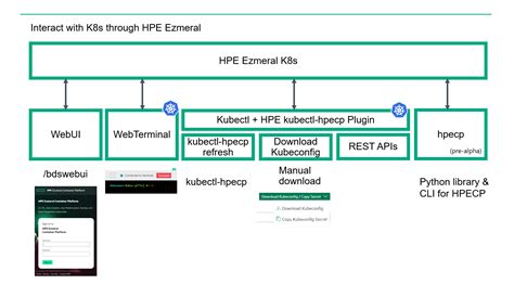 Ways To Interact With Kubernetes Clusters Managed By Hpe Ezmeral