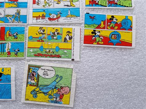 Staré Obrázky Ze žvýkaček Donald Mickey Mouse Fix Foxi Rolf Kauka Atd