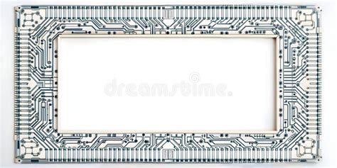 Flat Ai Driven Algorithmic Border Frame Concept As A Minimalistic Border Frame With Algorithmic
