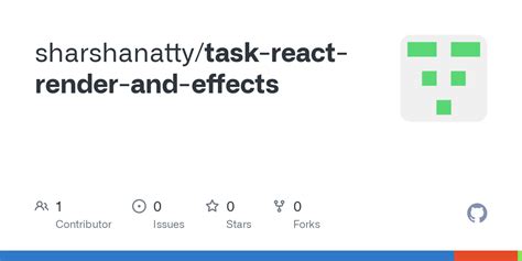 GitHub Sharshanatty Task React Render And Effects