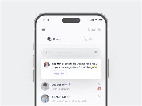 📱chatify • Message App By Viola Dwi 🖖 On Dribbble