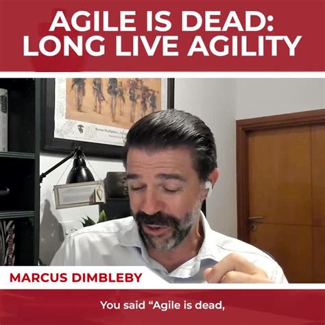 Craig Cockburn On Linkedin Agile Is Dead Long Live Agility