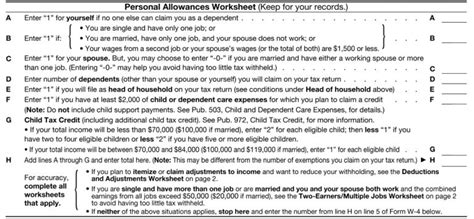 How Many Exemptions Do I Claim On My W 4 Form Tandem Hr Worksheets
