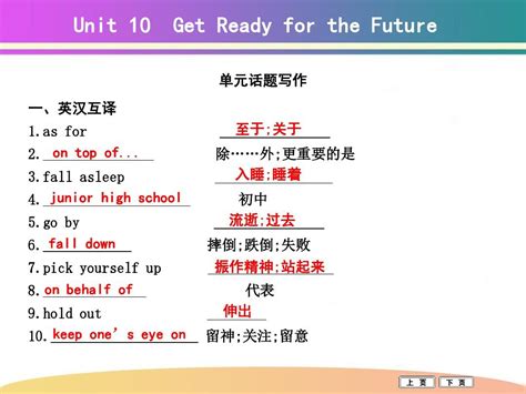 冀教版英语九年级unit 10 单元话题写作word文档在线阅读与下载无忧文档