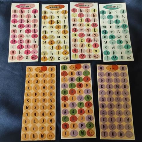 Jual Stiker Alfabet Stiker Panda Stiker Journal Alphabet Stiker Deco