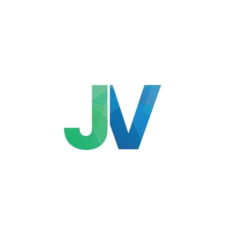 Premium Vector Jv Initials Letter Monogram Logo Icon