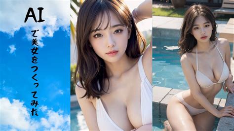 AIで美女をつくってみた 6 AI画像生成 AIの凄さ YouTube