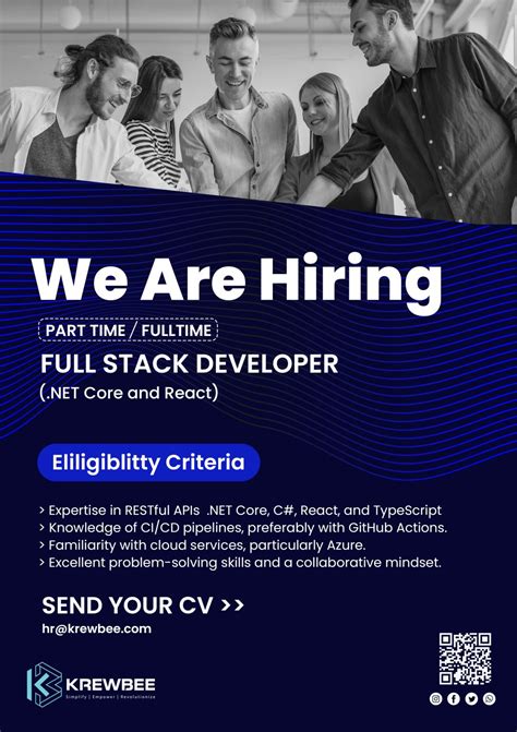 🚀 Join Our Team As A Full Stack Developer 🚀 Seeking A Talented Full Krewbee
