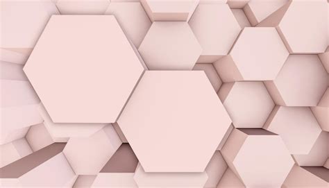 Premium Photo Hexagonal Platform For Display Of Makeup Products