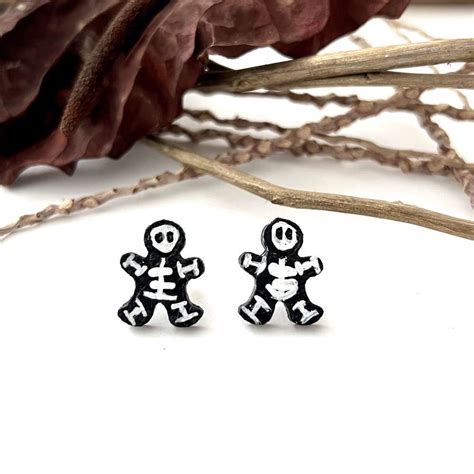 Aretes Calavera Huesitos Mini Albor Arte Mx