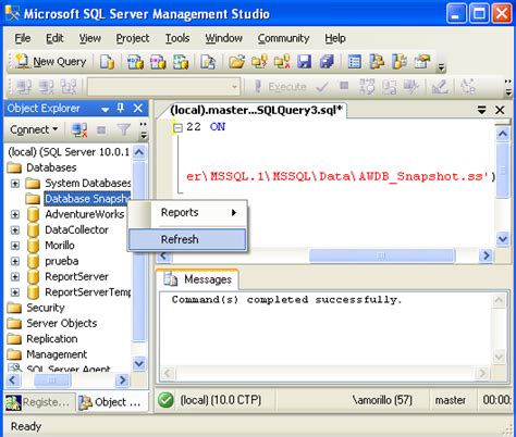 SQLCoffee - Database Snapshots