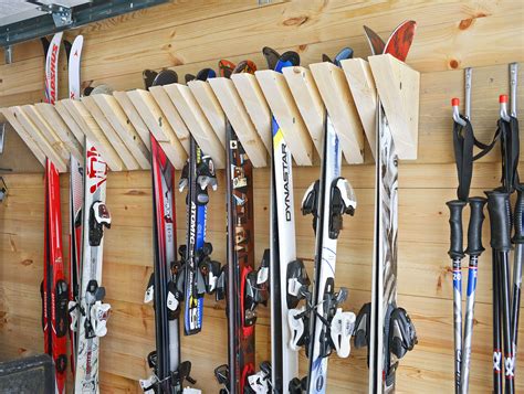 Quick Easy Diy Ski Storage Rack Old Salt Farm Artofit