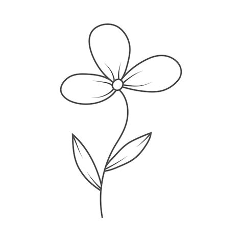 꽃은 색칠하기 책 스크랩북 창조적인 자연 디자인 배너 엽서 초대장 및 지문을 위해 손으로 그린 것입니다 프리미엄 벡터