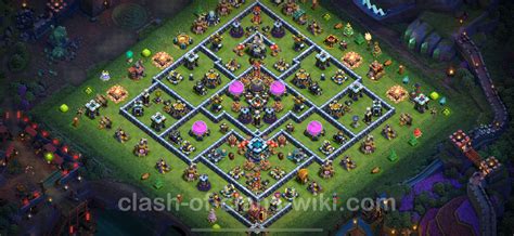 Farming Base Th13 With Link Anti Everything Hybrid Clash Of Clans