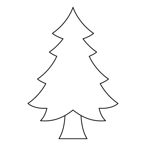 Página Para Colorear Con árbol De Navidad Para Niños 12748326 Vector En