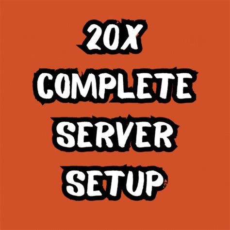 X COMPLETE SERVER SETUP Customizations Codefling