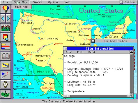 Winworld Software Toolworks World Atlas 30
